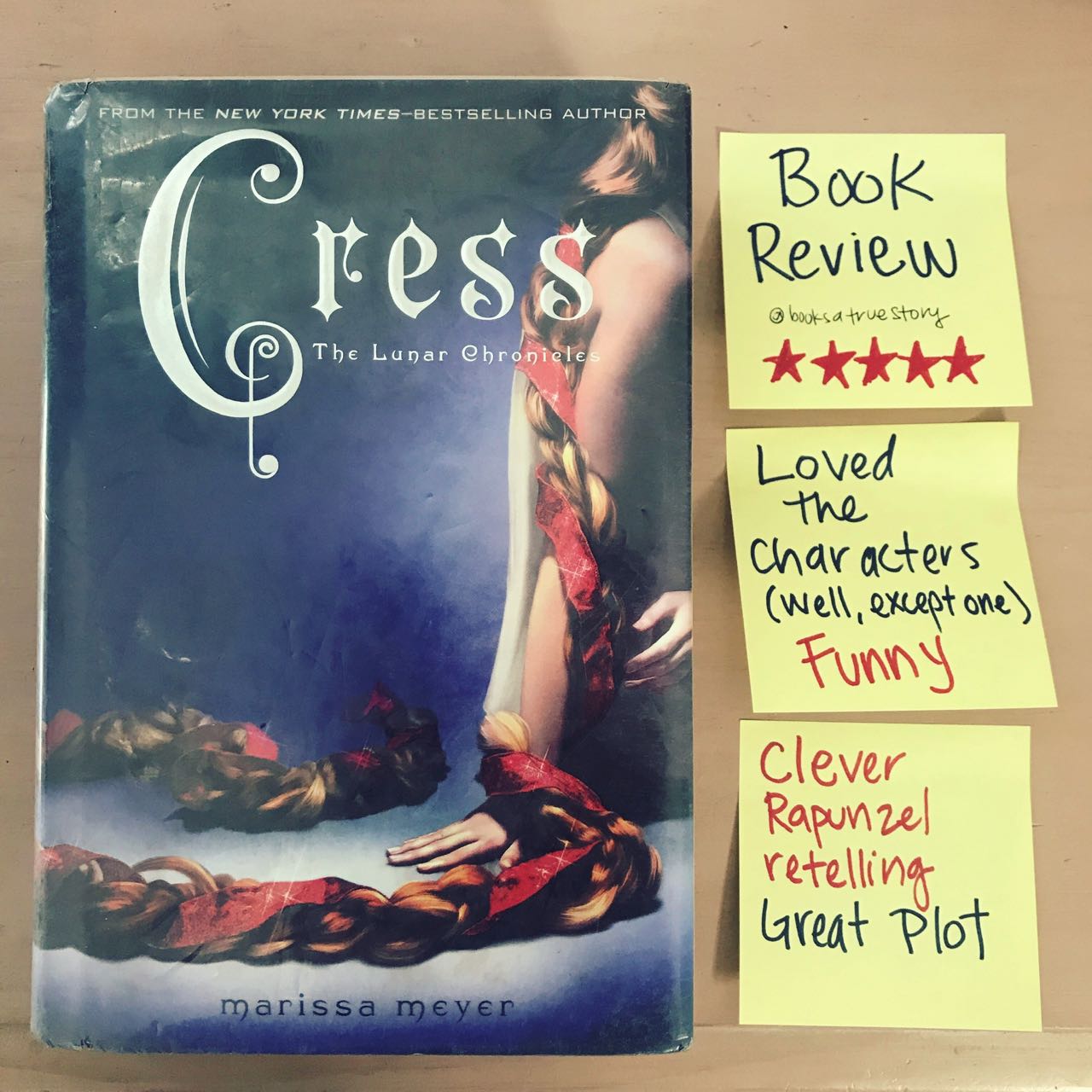 Book Review: Cress by Marissa Meyer - Books: A true story